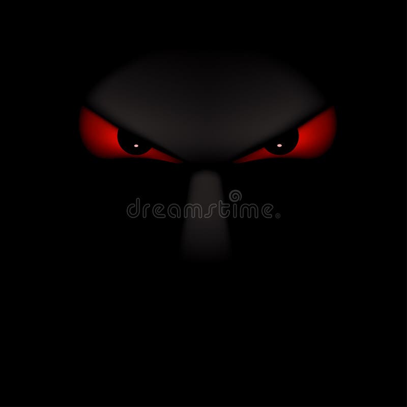 Immagine Di Un Fantasma Nero Illustrazione Vettoriale - Illustrazione ...