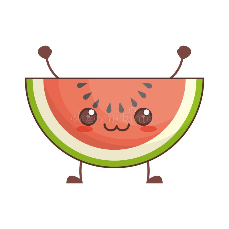 Icona Della Frutta Di Kawaii Illustrazione di Stock - Illustrazione di ...