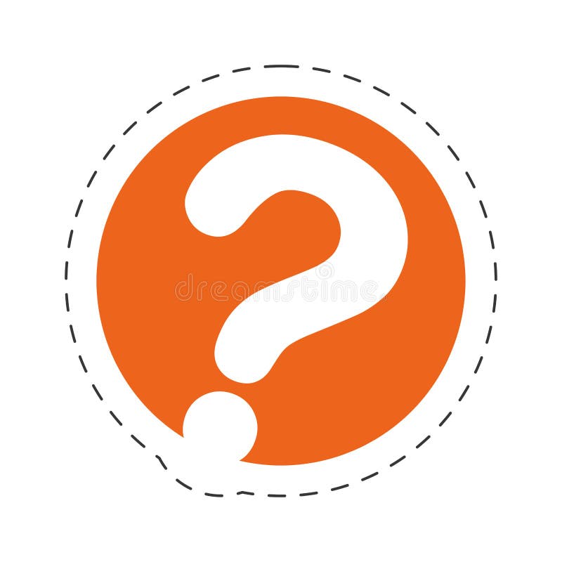 Icona Del Punto Interrogativo Progettazione Di Dubbio Grafico Di ...