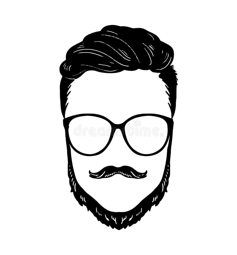 Immagine Di Vettore Dell'acconciatura Di Vetro Dei Baffi Della Barba ... Immagine Di Vettore Dell'acconciatura Di Vetro Dei Baffi Della Barba ...