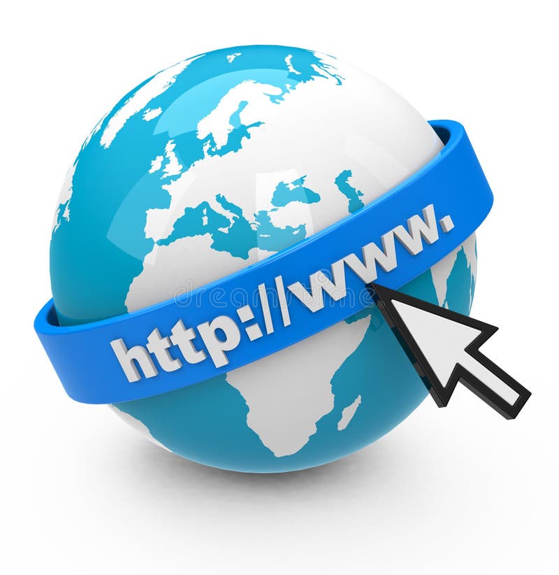 Immagine Di WWW Di Un Concetto Di Internet Illustrazione di Stock ...