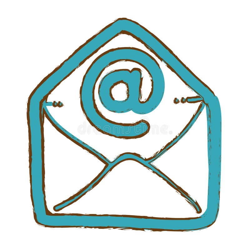 Immagine Relativa Delle Icone Del Email Illustrazione di Stock ...