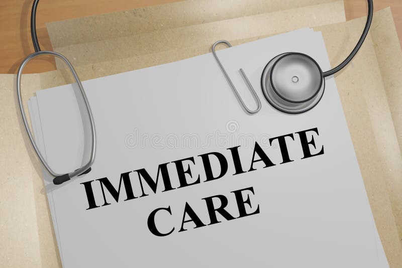 Immediate Care - Medical Concept Stock Illustration - Illustration of ...