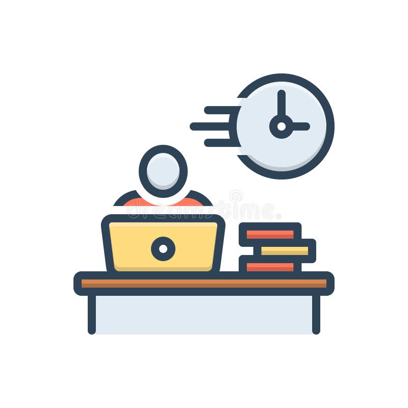 Color Illustration Icon for Immediate, Quick and Instant Stock ...