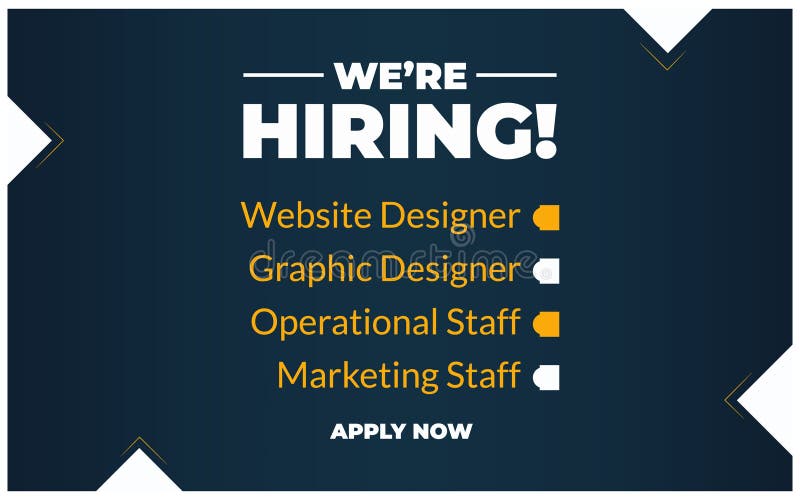 Immediate Openings Join Our Professional Team Hiring Templet Design ...
