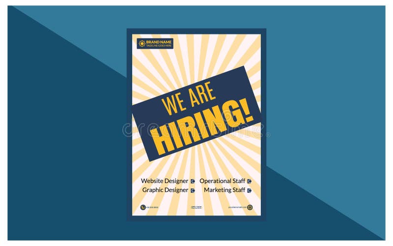 Immediate Openings Join Our Professional Team Hiring Templet Design ...