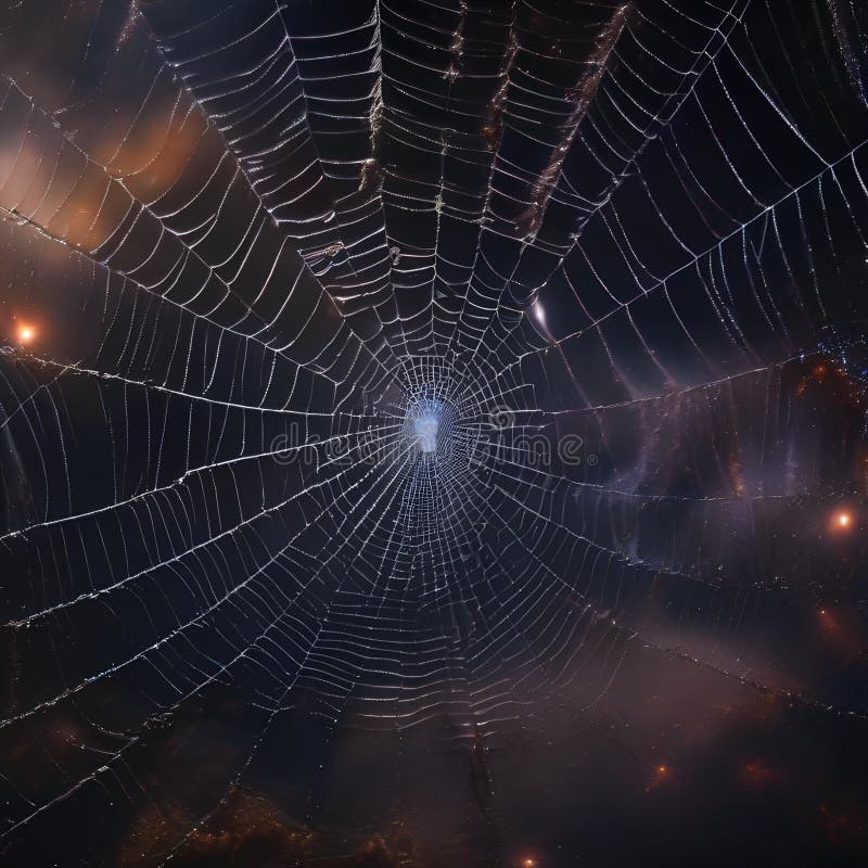 An Immense, Celestial Spider, Its Web Connecting the Galaxies in a ...