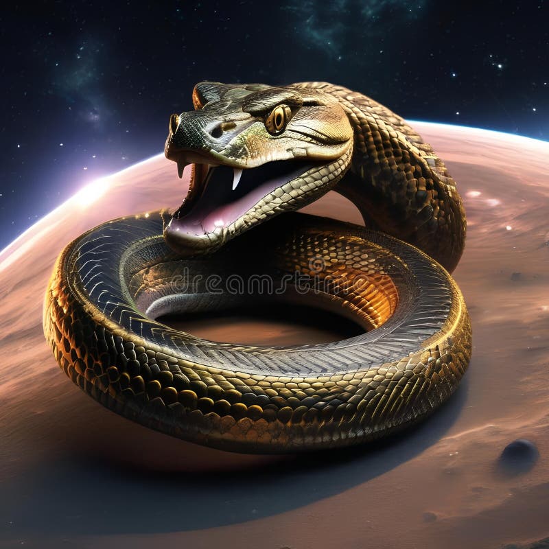 An Immense, Star-forged Serpent with Scales that Reflect the Galactic ...
