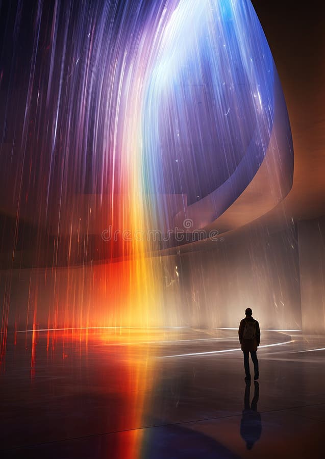 The Immensity of the Universe Stock Illustration - Illustration of ...