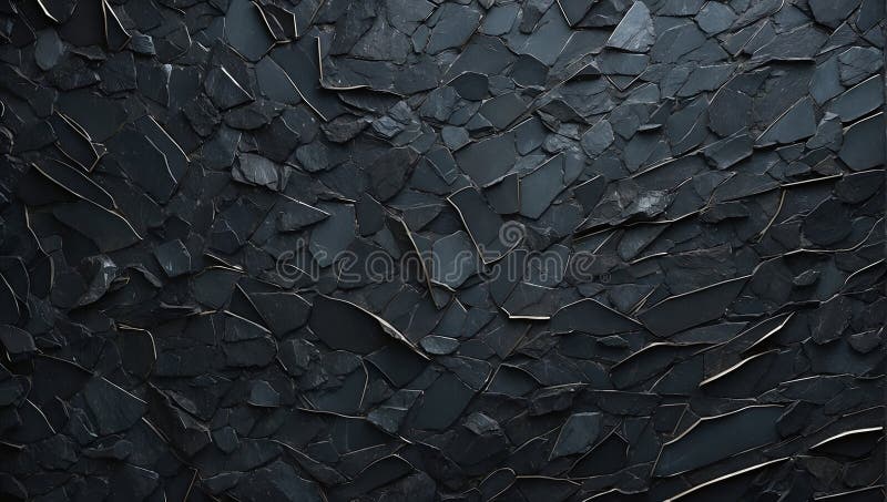 Enigmatic Slate Symphony: Midnight Shimmer Magic. AI Generate Stock ...