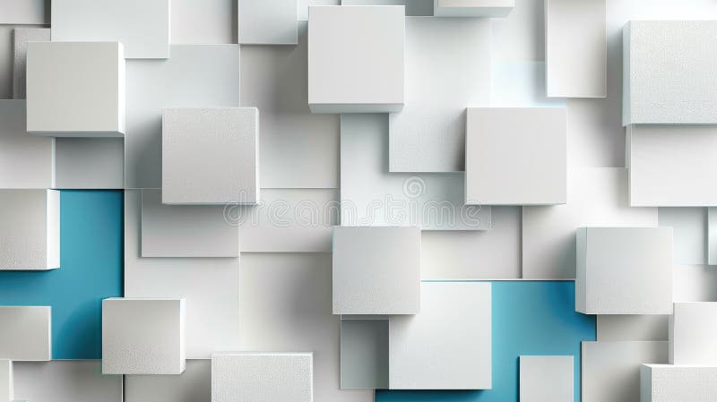Immerse Yourself in an Abstract 3D Modern Square Backdrop. Ai Generated ...