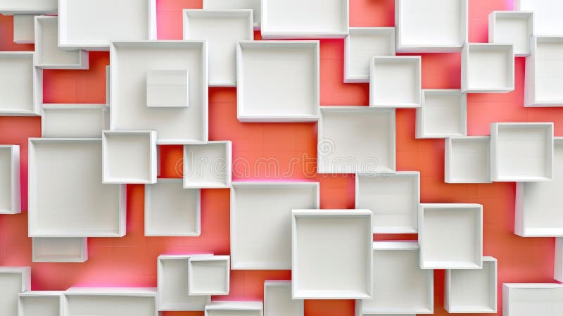 Immerse Yourself in an Abstract 3D Modern Square Backdrop. Ai Generated ...