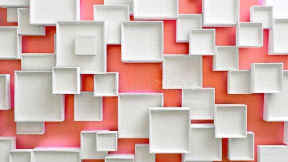 Immerse Yourself in an Abstract 3D Modern Square Backdrop. Ai Generated ...
