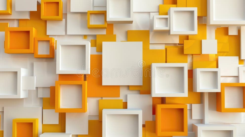 Immerse Yourself in an Abstract 3D Modern Square Backdrop. Ai Generated ...