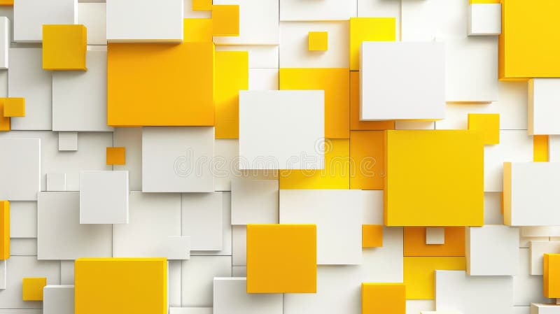 Immerse Yourself in an Abstract 3D Modern Square Backdrop. Ai Generated ...