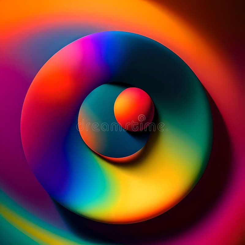 Captivating Abstract Colorful Circles Background: a Visual Delight ...