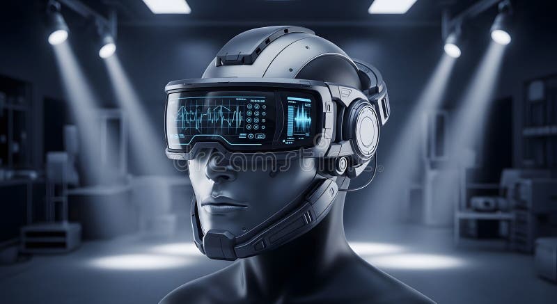 Cybernetic Vision: Futuristic Augmented Reality Interface with Cutting ...