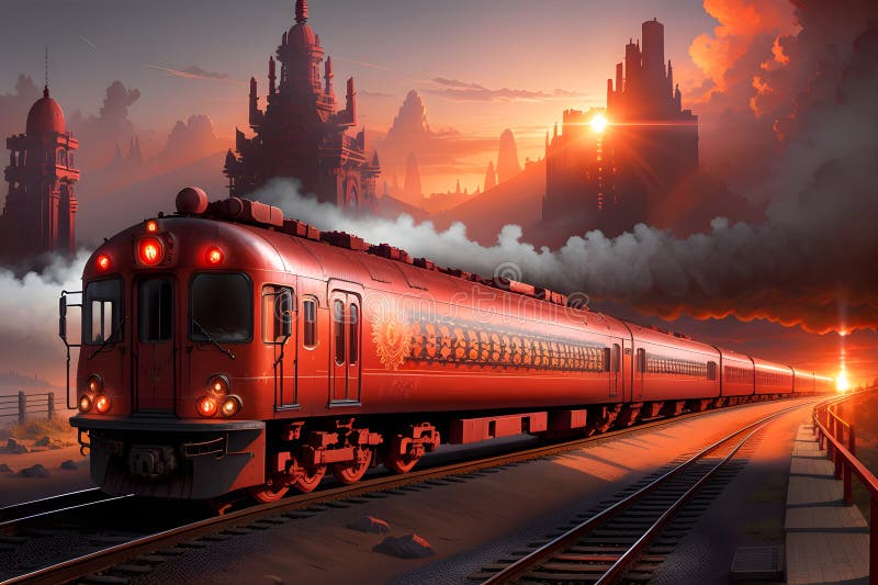 Ethereal Trains Stock Illustrations – 7 Ethereal Trains Stock ...