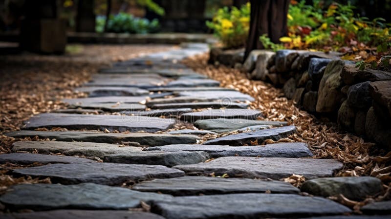Textured Stone Path Background Stock Illustration - Illustration of ...