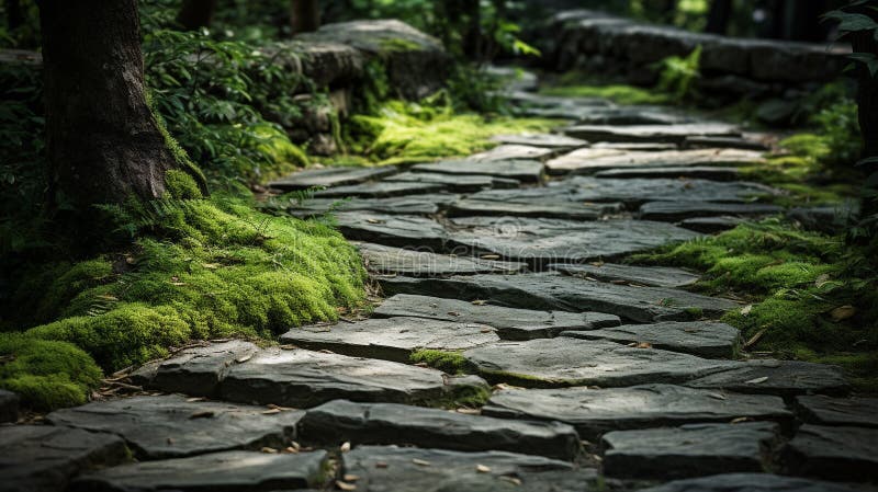 Textured Stone Path Background Stock Illustration - Illustration of ...