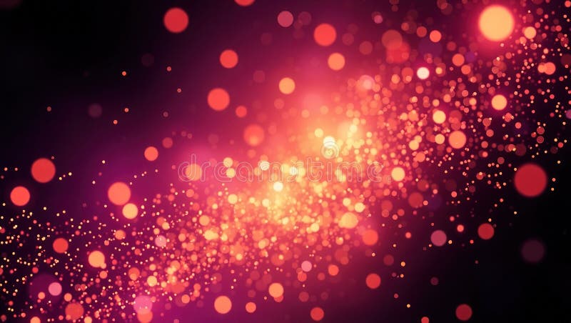 Abstract Cosmic Digital Particle Background Glowing Particles for ...