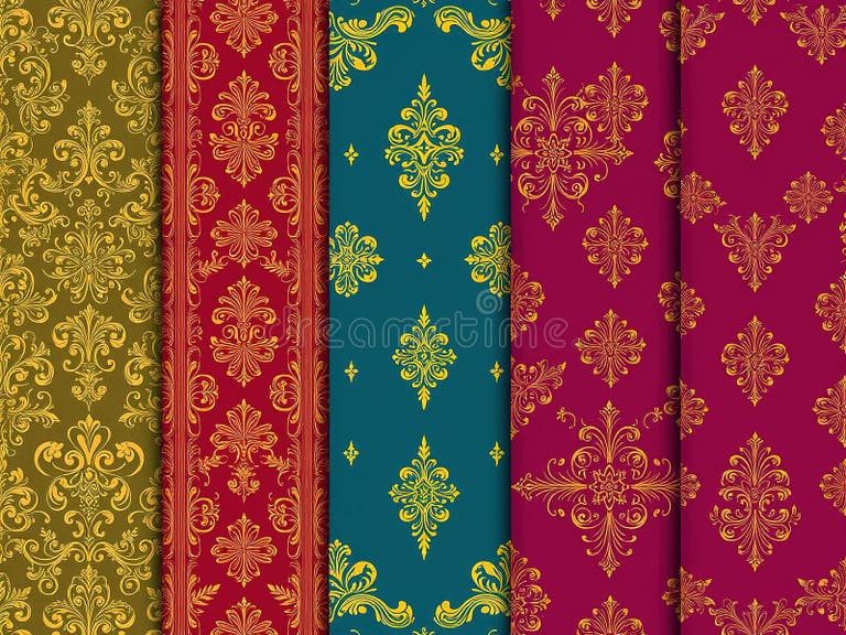 Royal Design Elements Exquisite Pattern Collection for Luxury Decor and ...
