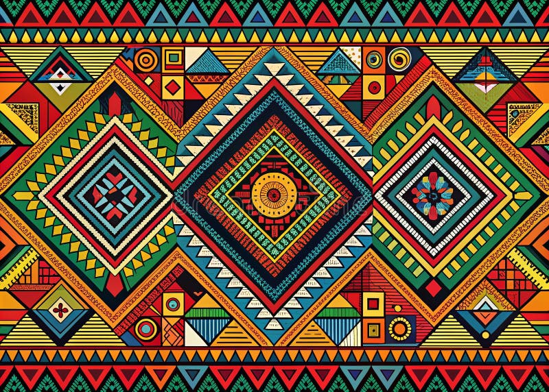 South African Geometric Pattern Design a Panoramic Celebration of ...