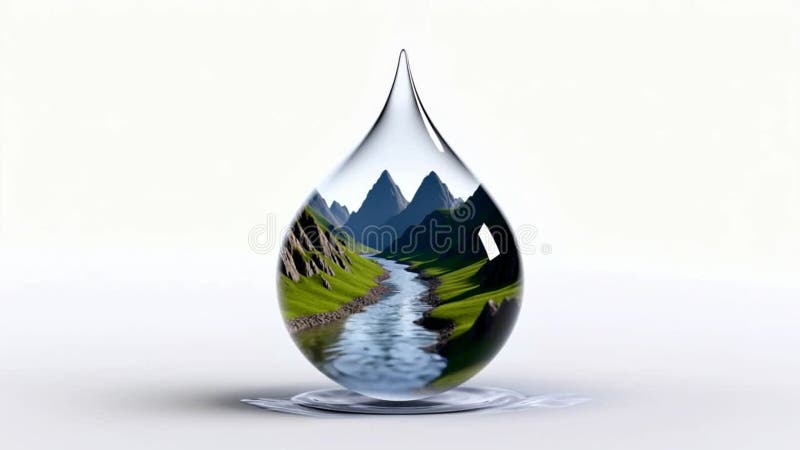 Explore the Stunning Mountains and Crystal Clear Stream Flowing Inside ...