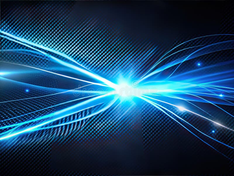 Stunning Abstract Blue Glowing Lines Background a HighQuality Digital ...