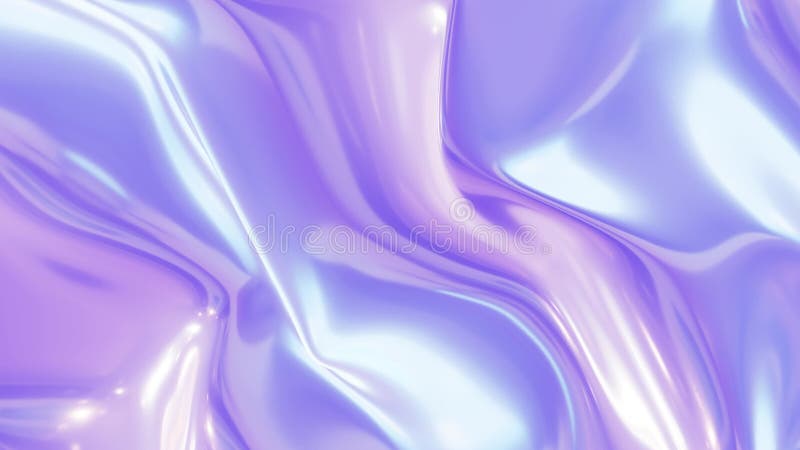 Glossy Iridescent Liquid Flow Loop Animated Background Stock Footage ...