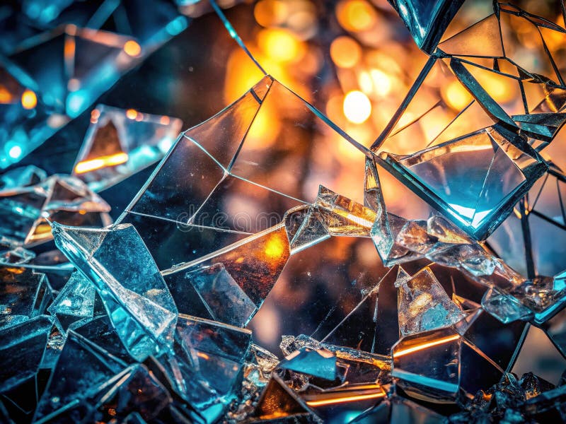 Stunning Abstract Shattered Glass Background a Dark Moody Design with ...