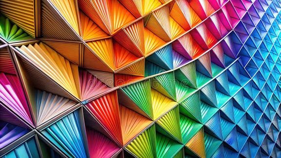 Striking Abstract Architectural Texture Background Featuring a Vibrant ...
