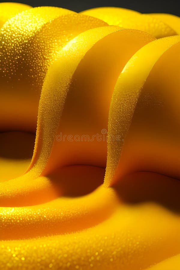 Gold Dust Forming Waves and Lush Pattern Generative Ai Stock ...