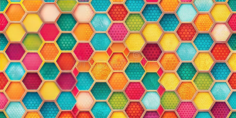 A Visually Stunning Exploration of Honeycomb Geometry a RetroInspired ...