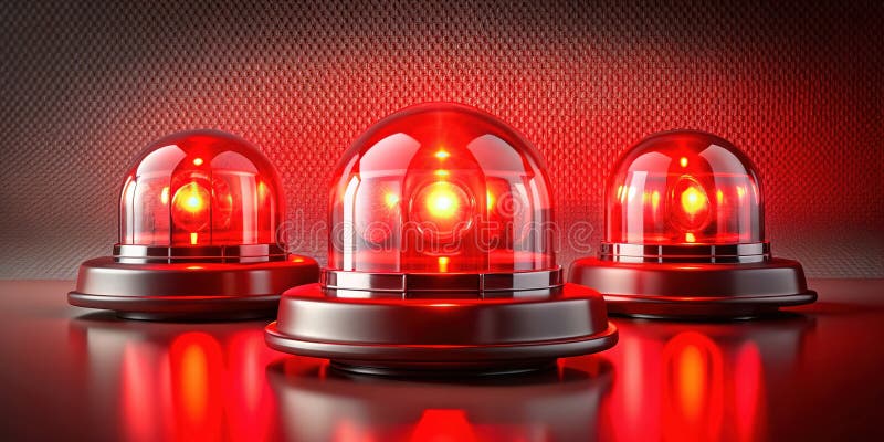 Stunning Red Siren Light Effects Dynamic Abstract Backgrounds for ...