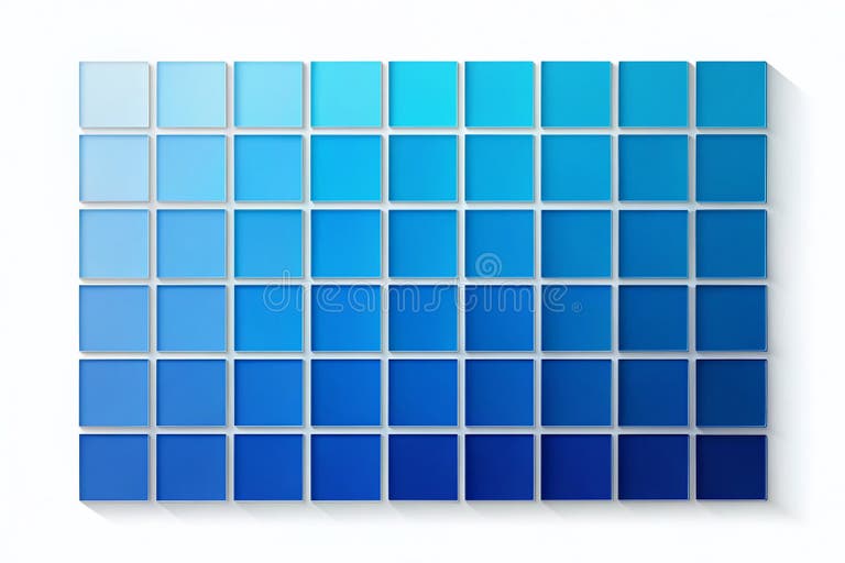 Stunning Abstract Blue Gradient Square Blocks Geometric Pattern a ...