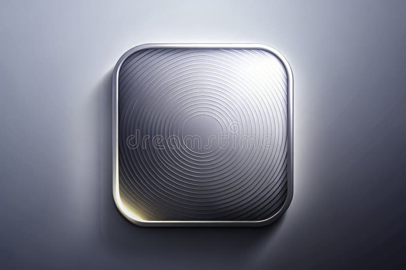 Futuristic Technology Background: Abstract Rounded Square Design with a ...