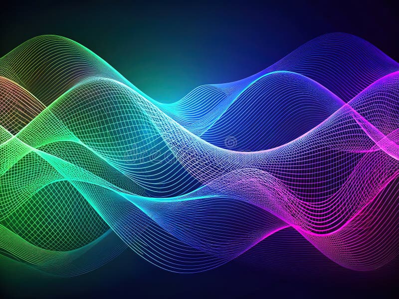 Stunning Abstract Wavy Grid Pattern Background Design Minimalist ...