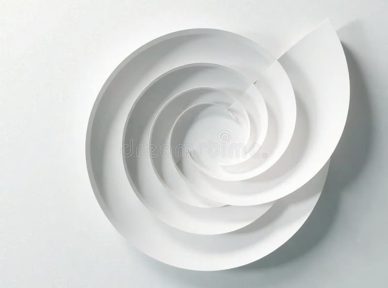 Elegant Neumorphism Abstract Circle Wallpaper Design a Minimalist Clean ...