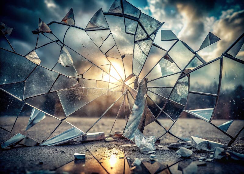 Fractured Visions a Study in Broken Glass Distorted Realities and the ...