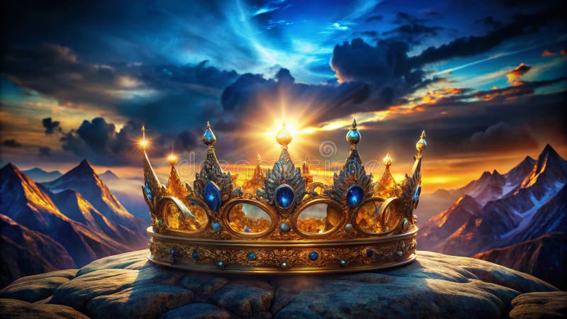 Stunning Double Exposure Wallpaper Featuring Three Majestic Crowns a ...