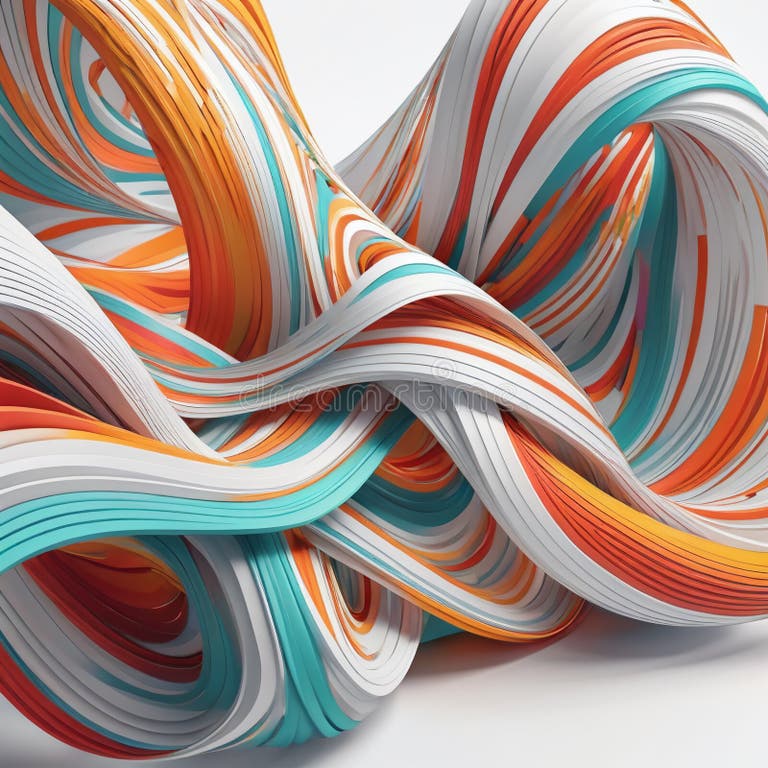 Intricate Geometric Design a Stunning Visual Exploration of Intertwined ...