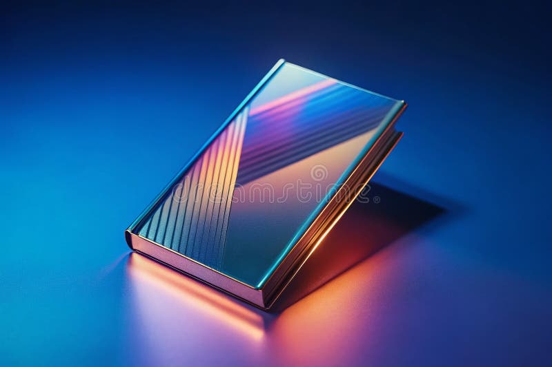 Enchanted Diary Reflection a Feminine Blue Gold Gradient TiltShift ...