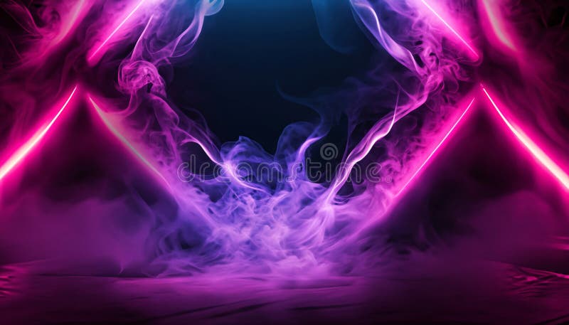 Dynamic Motion: Mesmerizing Smoke Patterns in Vibrant Colors Stock ...