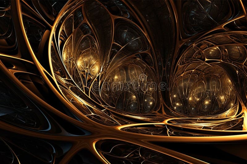 Ai Generative Fractal Art Background for Creative Design. Decoration ...