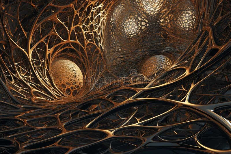 Ai Generative Fractal Art Background for Creative Design. Decoration ...