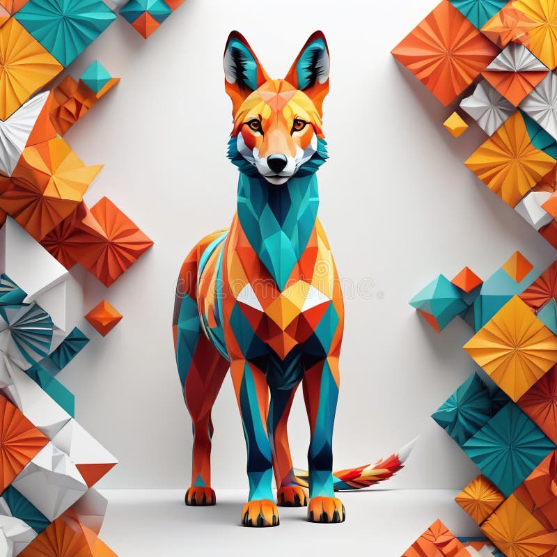 Stunning Geometric Animal Pattern a Detailed Exploration of Intricate ...