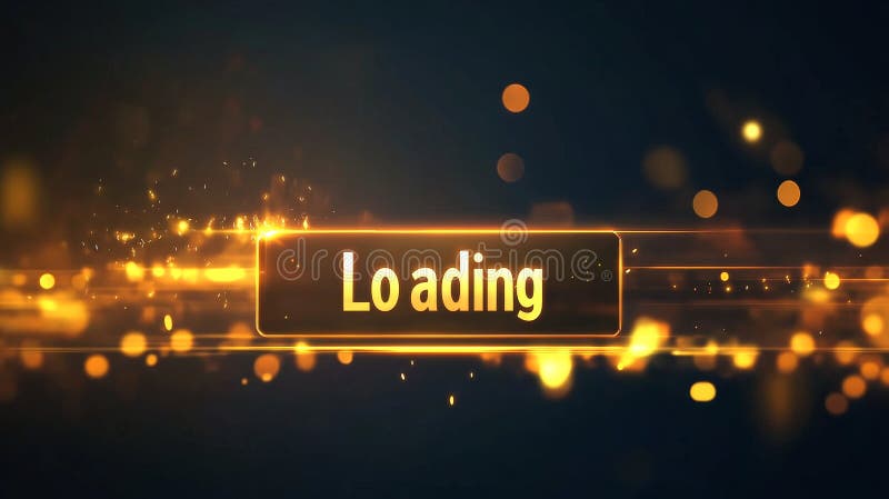 Immerse Yourself in a Colorful Loading Animation Featuring Glittering ...