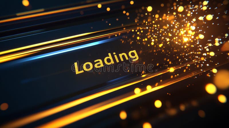 Immerse Yourself in a Colorful Loading Animation Featuring Glittering ...