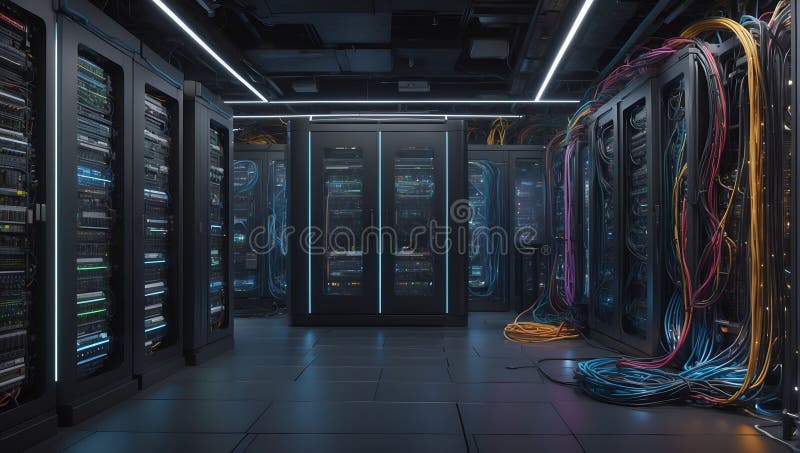 Electronic Cortex: a Visual Tapestry of AI Integration. AI Generate ...